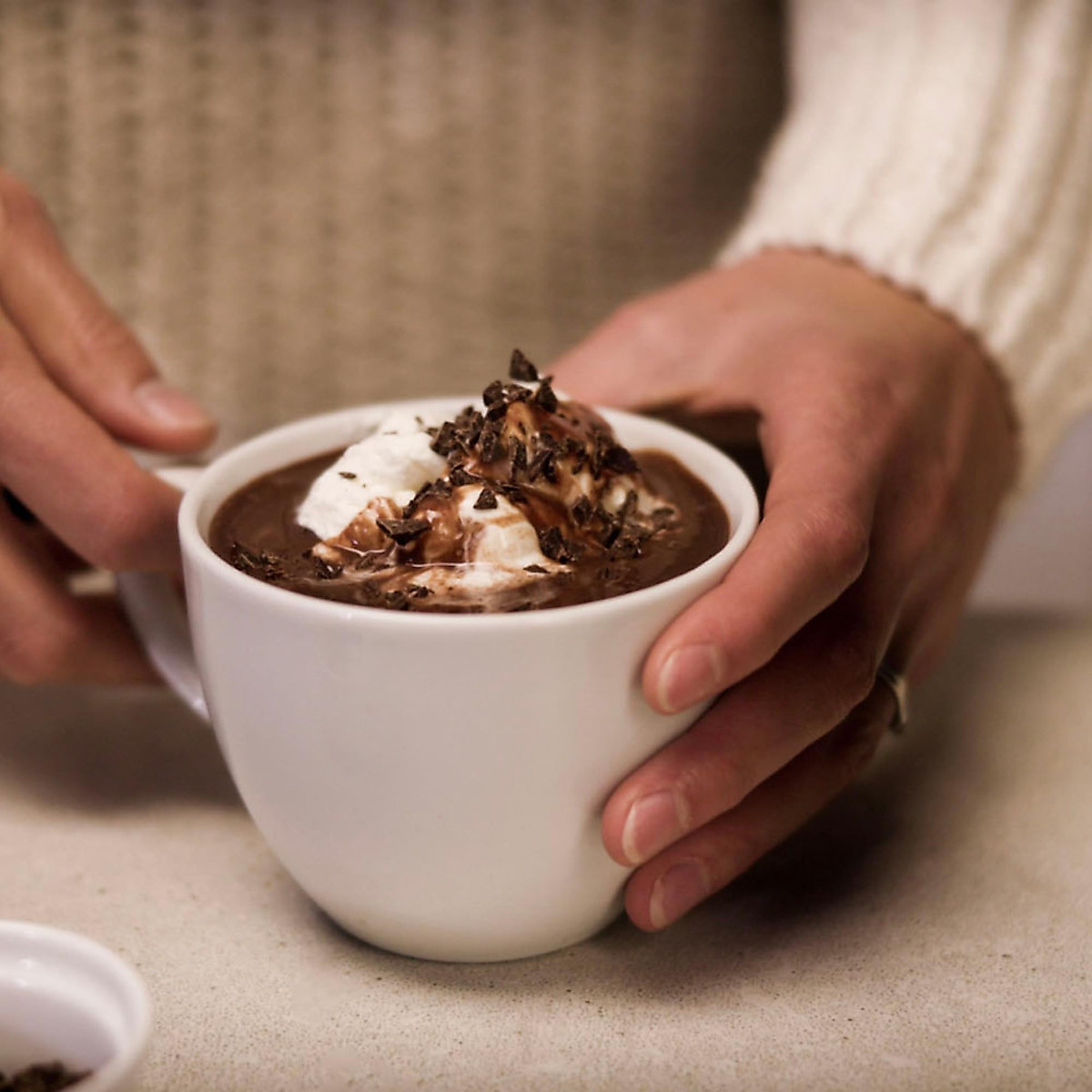 Franzese Italian Traditional Hot Cocoa Mix - Imported from Italy, 9 Oz Tin, Gluten-Free, Non-GMO, Enjoy as Gourmet Sipping Chocolate or Traditional Cocoa, Good for Baking, 1 Giftable Tin, 10 Servings