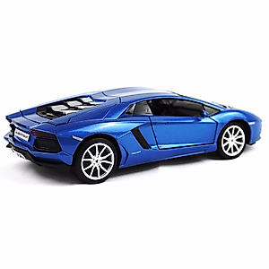 Motor city classics 1:2 2013 Lamborghini Aventador Coupé- Blue - Optimum Diecast
