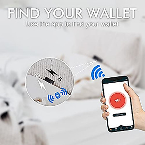 SMART CC Anti-Lost Wallet for Men,Mens Wallet with GPS Position Locator & Finder Tracker