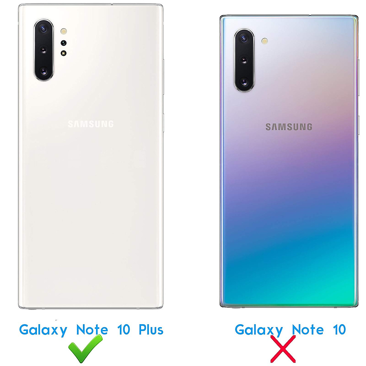 Galaxy Note 10 Plus Case, Galaxy Note 10+ Wallet Case, Luxury Cash Credit Card Slots Holder Carrying Folio Flip PU Leather Cover [Detachable Magnetic Hard Case] Kickstand for Samsung Note10+ [Black]