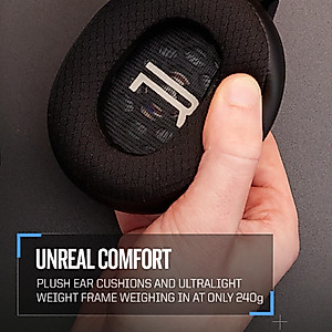 RIG 700HD Ultralight Wireless Gaming Headset with Removable Noise Canceling Microphone for PC, Mac, PS4, PS5, USB (NOT compatible with Xbox)