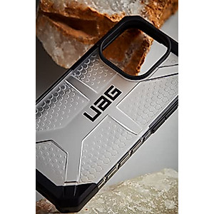 URBAN ARMOR GEAR UAG Designed for iPhone 14 Pro Case Translucent Clear Ice 6.1" Plasma Lightweight Slim Shockproof Transparent Protective Cover Compatible with Wireless Charging