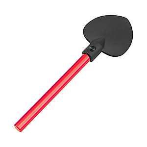 HIRCQOO 1/10 RC Simulation Metal Shovel Hoe Fork Axe Decor Decoration Accessories Compatible with Traxxas TRX-4 Tamiya CC01 Axial SCX10 94006 D90 Redcat HSP 1/10 RC Crawler (Red)