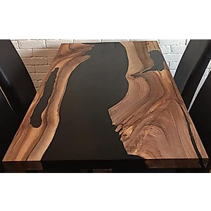 Handmade Epoxy Table, Live Edge Wooden Table, Epoxy Resin River Table, Natural Wood,Dining table, Natural Epoxy Table, Resin Table
