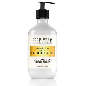 Deep Steep Hair Conditioner, 17oz (Coconut Oil High Shine)