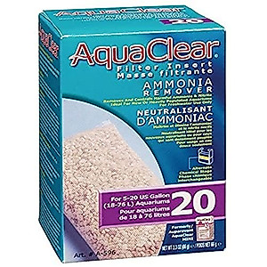 AquaClear 20 Ammonia Remover Inserts, Aquarium Filter Replacement Media, A596