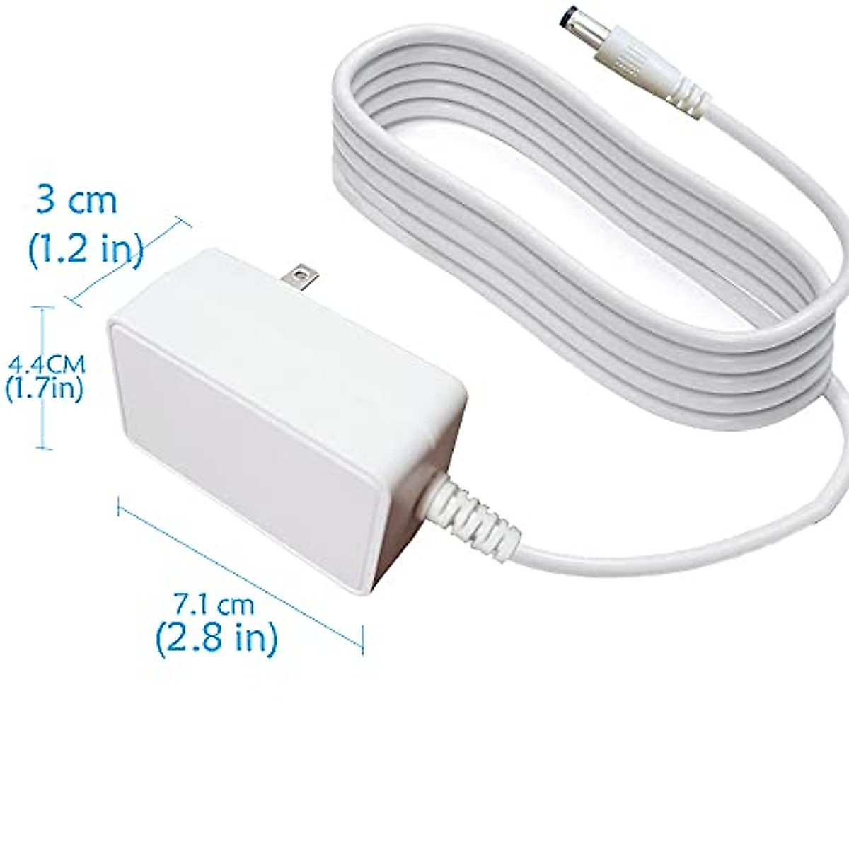 LIANSUM 12V 3A AC Adapter Power Cord Charger for 4moms mamaroo 2/4, for mamaroo 2015 Infant Seat Bouncer, for Rockaroo Baby Swing OH-1048B1203000U / OH-1048B1203000-U Charging Plug Replacement 6.5FT