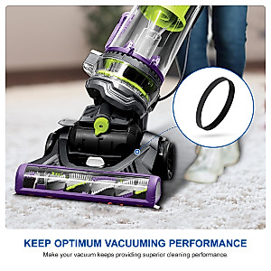 LANMU Replacement Belts Compatible with Bissell Models 2252, 2254, 22543, 2256, 2258, 2259, 2260, 2316, 2739, 1793, 1309 Powerlifter/CleanView Swivel Rewind Pet Vacuum (2-Pack)