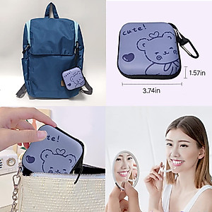 Gxamz Retainer Case Travel Aligner Case Mouth Guard Box with Clip, Organizer Bag, Mirror and Removal Tool Set (Animal)