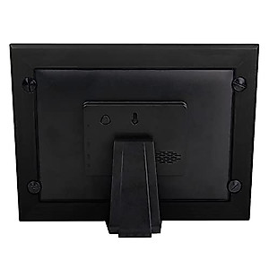 Simply Smart Home Photoshare 10” WiFi Digital Picture Frame, Send Pics from Phone to Frames, 8 GB, Holds 5,000+ Photos, HD Touchscreen, Black Wood Frame, Easy Setup, No Fees