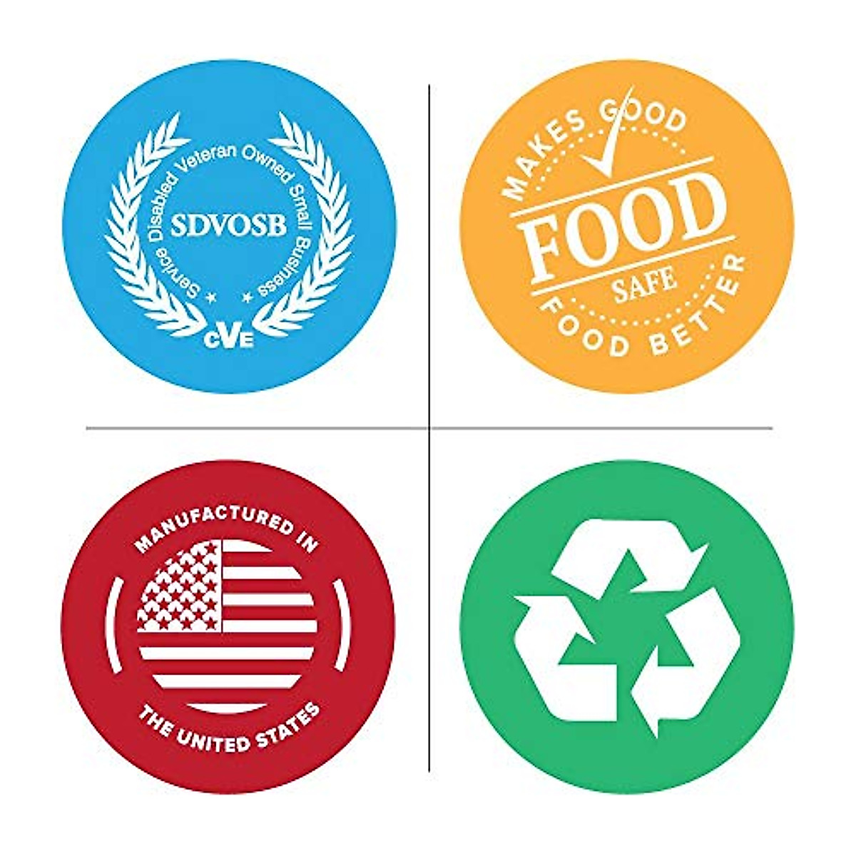 1/2 Gallon (64 oz) Food Storage Containers with Lids - Freezer and Microwave Safe Storage Containers, Round Plastic Containers with Lid, BPA Free, 25 Pack