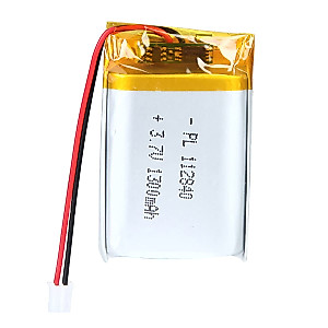 YDL 3.7V 1300mAh 112840 Lipo Battery Rechargeable Lithium Polymer ion Battery Pack with JST Connector