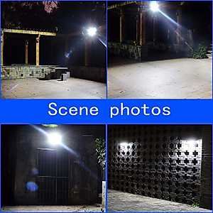 Eupterosaur Solar Lights Outdoor with Motion Detection 120°PIR Angle Solar Wall Light Outside 56 LED Security Flood Lights IP65 Waterproof for Yard Lawn Patio Barn Garden Pathway Balcony