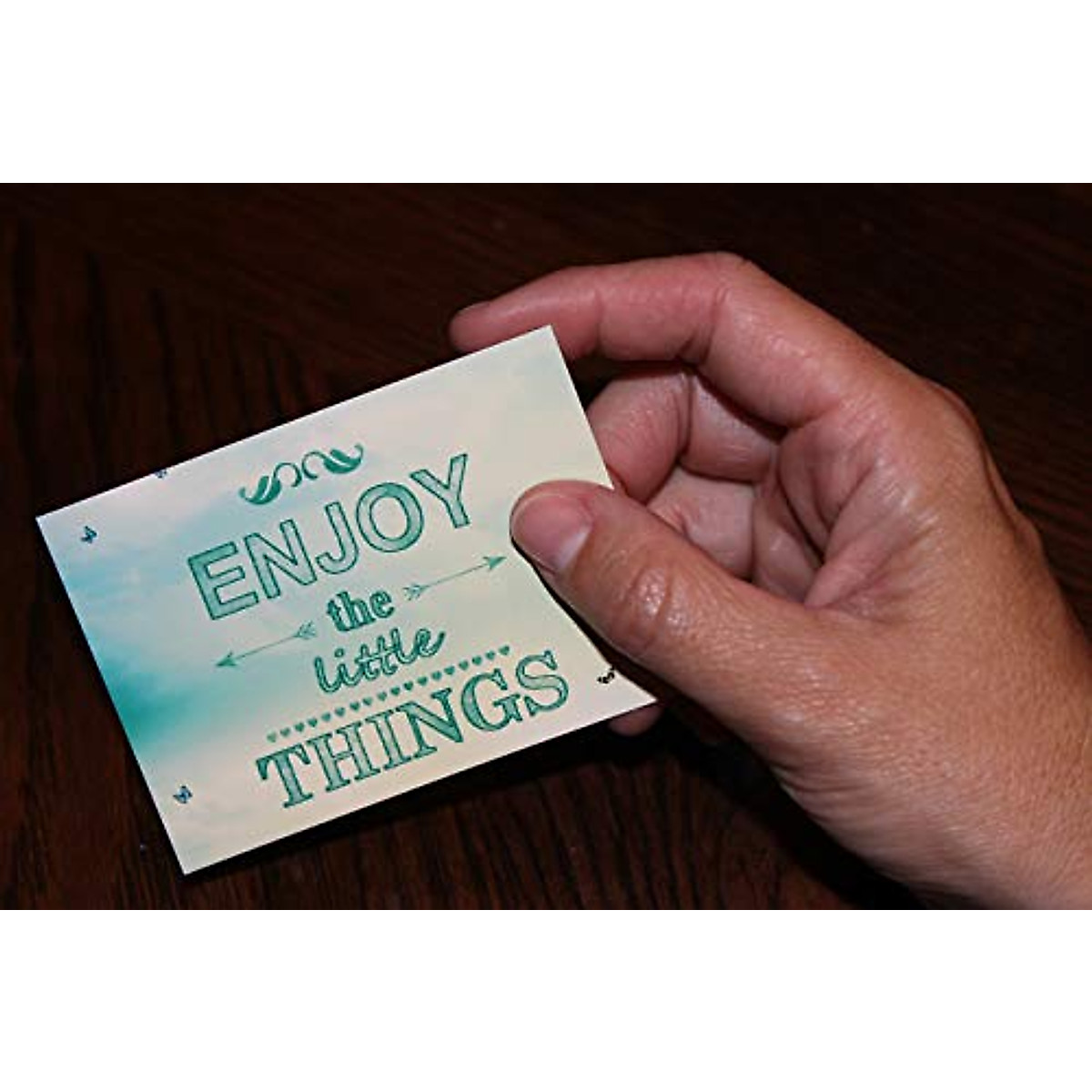 Oospecka Designs Inspirational & Motivational Mini Color Note Cards flat 2.5 x 3.5 set of 50