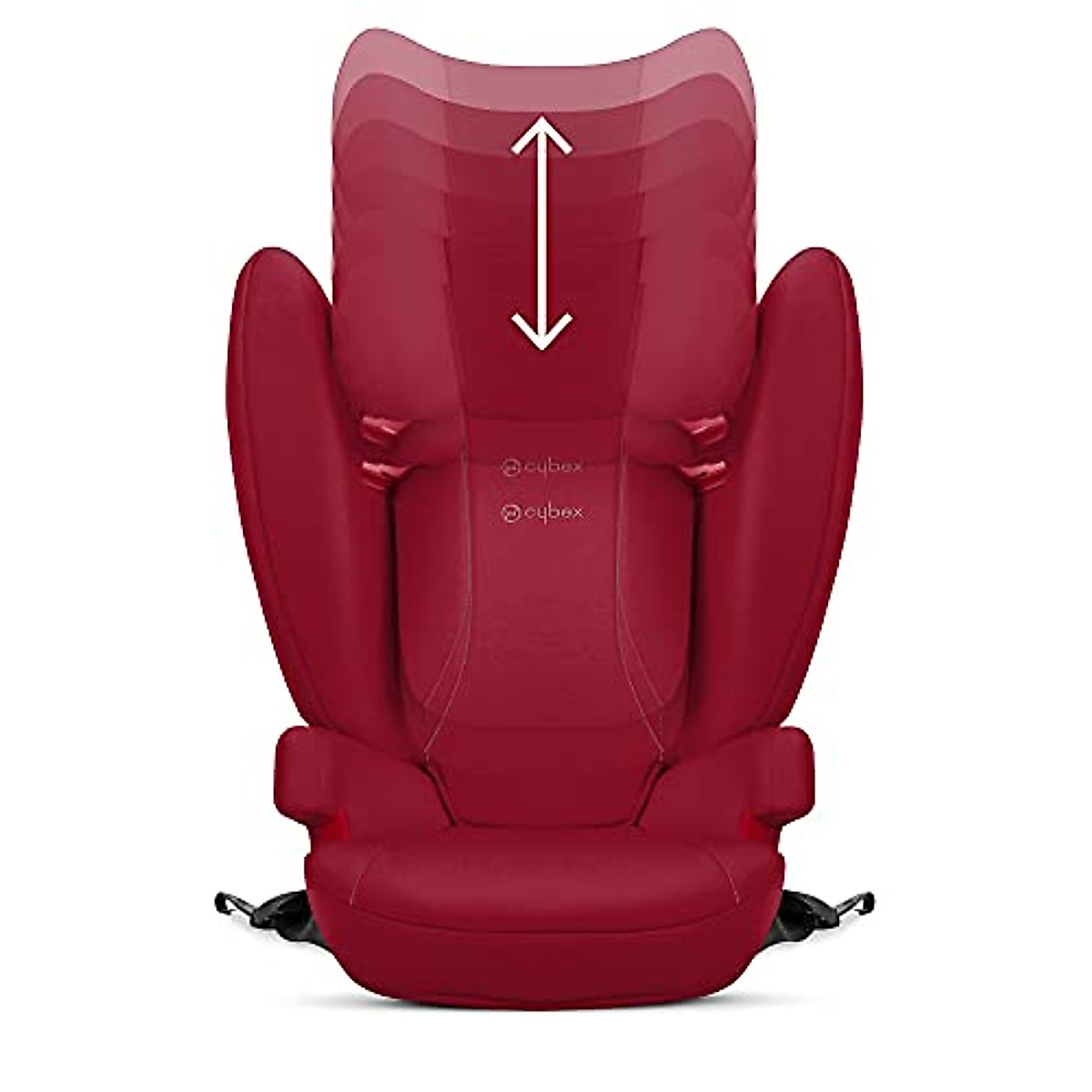 CYBEX Solution B-Fix High Back Booster Seat, Lightweight Booster Seat, Secure LATCH Installation, Linear Side Impact Protection, 12-Position Adjustable Headrest, for Kids 40-120 Lbs.