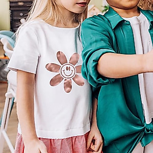 Gatichetta Pearl Metallic Foil Heat Transfer Vinyl Roll, 12" x 6FT Matte Metallic Pearlescent Iron On Vinyl Heat Press for -Shirts, Fabric, DIY Designs, Rose Gold