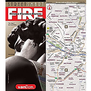 StreetSmart® Florence Map by VanDam ― Laminated pocket size Center City Street Map of Florence Italy with six distinct walking tours showing all ... Edition) Map – 2024 International Edition