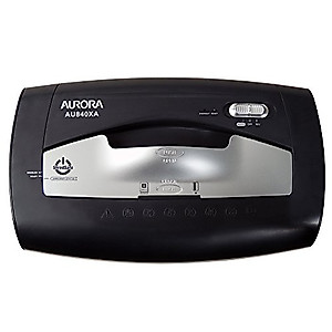 Aurora AU840XA Professional 8 Sheet Cross-Cut Shredder with Pullout Basket