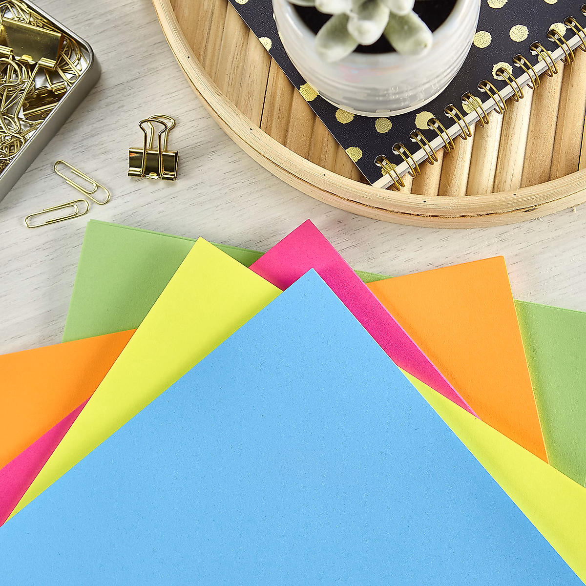 Astrobrights Mega Collection, Colored Cardstock, Bright Blue, 320 Sheets, 65 lb/176 gsm, 8.5" x 11" - MORE SHEETS! (91628)