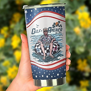 Gulf Of America Tumbler 20oz Stainless Steel Insulated Tumbler Coffee Mug