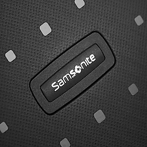 Samsonite 49308-1041 S'Cure 28 Inch Zipperless Spinner Luggage - Black Bundle w/Deco Gear Luggage Accessory Kit (10 Item)