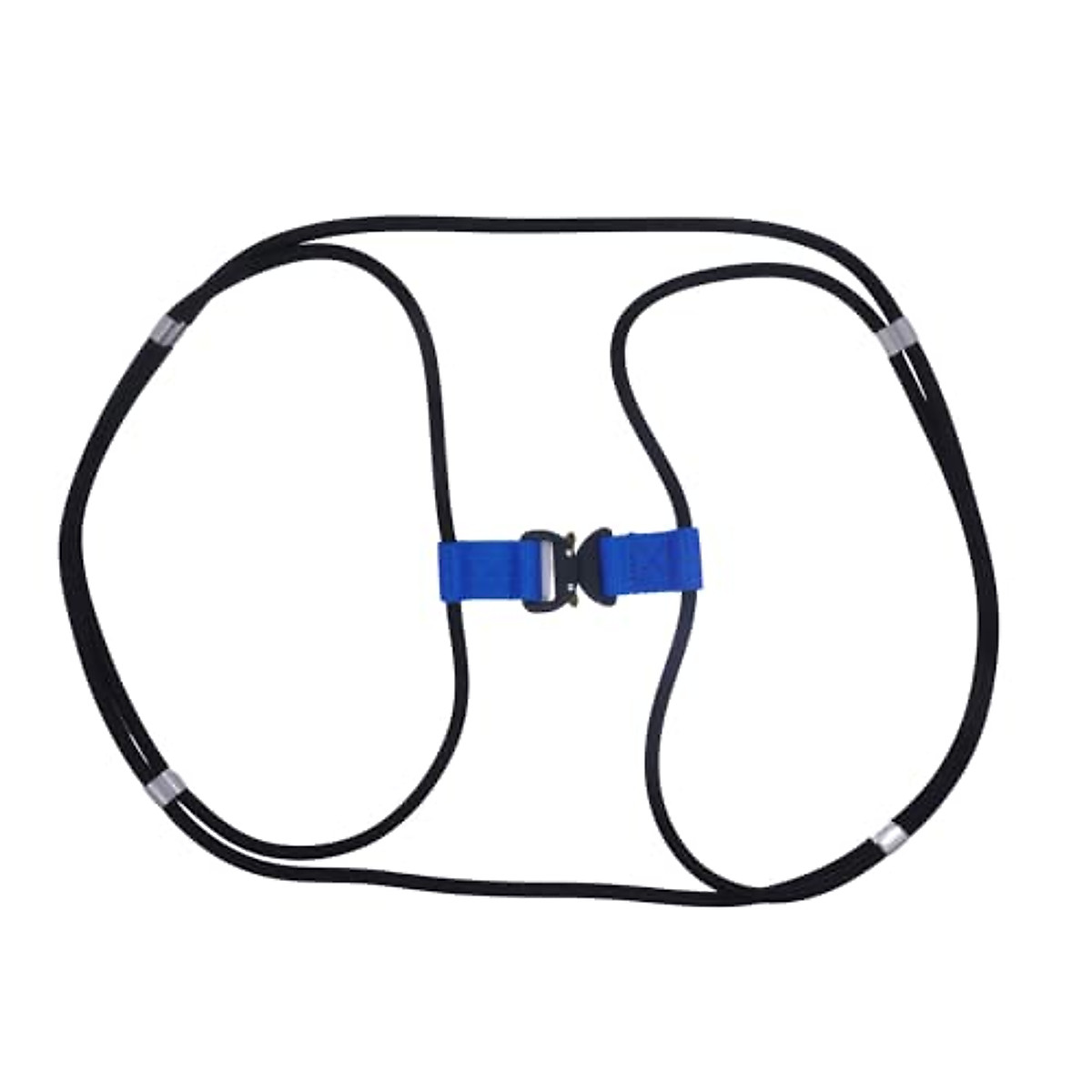 COONIUM Trash Can Lid Lock, Garbage Can Lock for Animals, Bungee Cord with Heavy-Duty Metal Buckle, Fits 30-50 Gallons Can (Trash Can Not Included)