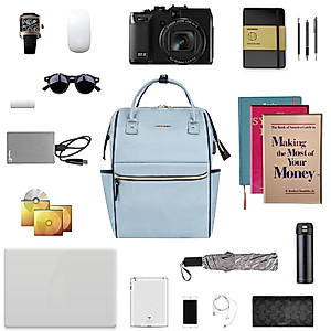 KROSER Laptop Backpack 17" Stylish Backpack Water Repellent College Casual Daypack with USB Port Travel Business Work Bag-Deg