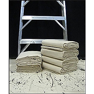 Simpli-Magic 79052 Heavy Duty Multi Purpose Canvas Drop Cloth, 6X9-Foot, Natural