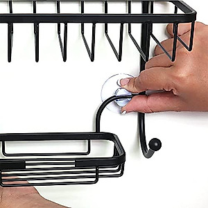 EONMIR 4Pcs Bathroom Shower Caddy Connectors Suction Cups