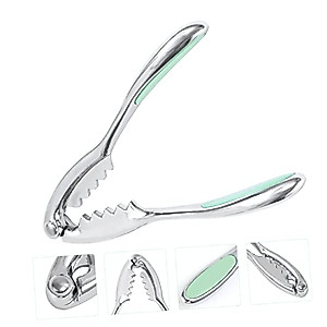 Cabilock 1pc Crab Tools Walnut Stainless Steel Bottle Opener Crab Leg Crackers Household Tools Seafood Opener Home Crab Tools Crab Pliers Tool Crab Pliers Tools Biscuit Lobster Crab