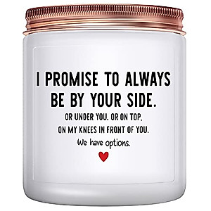 Gifts for Boyfriend Husband- Funny Anniversary Valentine’s Day Gifts for Him, Naughty Birthday Gifts for Fiance Girlfriend Wife Fiancee, Lavender Candle