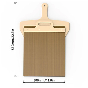 DASZERX® Pizza Smart Slider that Transfer Pizza Perfectly, Sliding Magic Premium Pizza Peel Slider, Pizza Paddle Slider With Handle & Baking Cloth Non-Stick Pizza