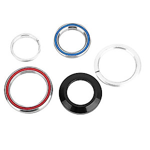Headset, Aluminium Alloy External Threadless Headset Top Bearings Fork Expander for Mountain Road Bike