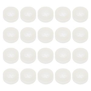 SHERCHPRY 20Pcs Silicone Straw Hole Plugs, Straw Hole Plugs, Lid Straw Plugs, Lids Airlock Grommet for Lids Straws Silicone Straws