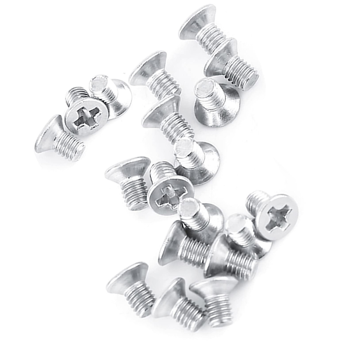 100pcs M3 Flat Head Countersunk Screw Kit, Flat Head Screw M3*4mm Stainless Steel Machine Countersunk Screws Bolt Fastener Used in Home and Office Appliance (4mm)