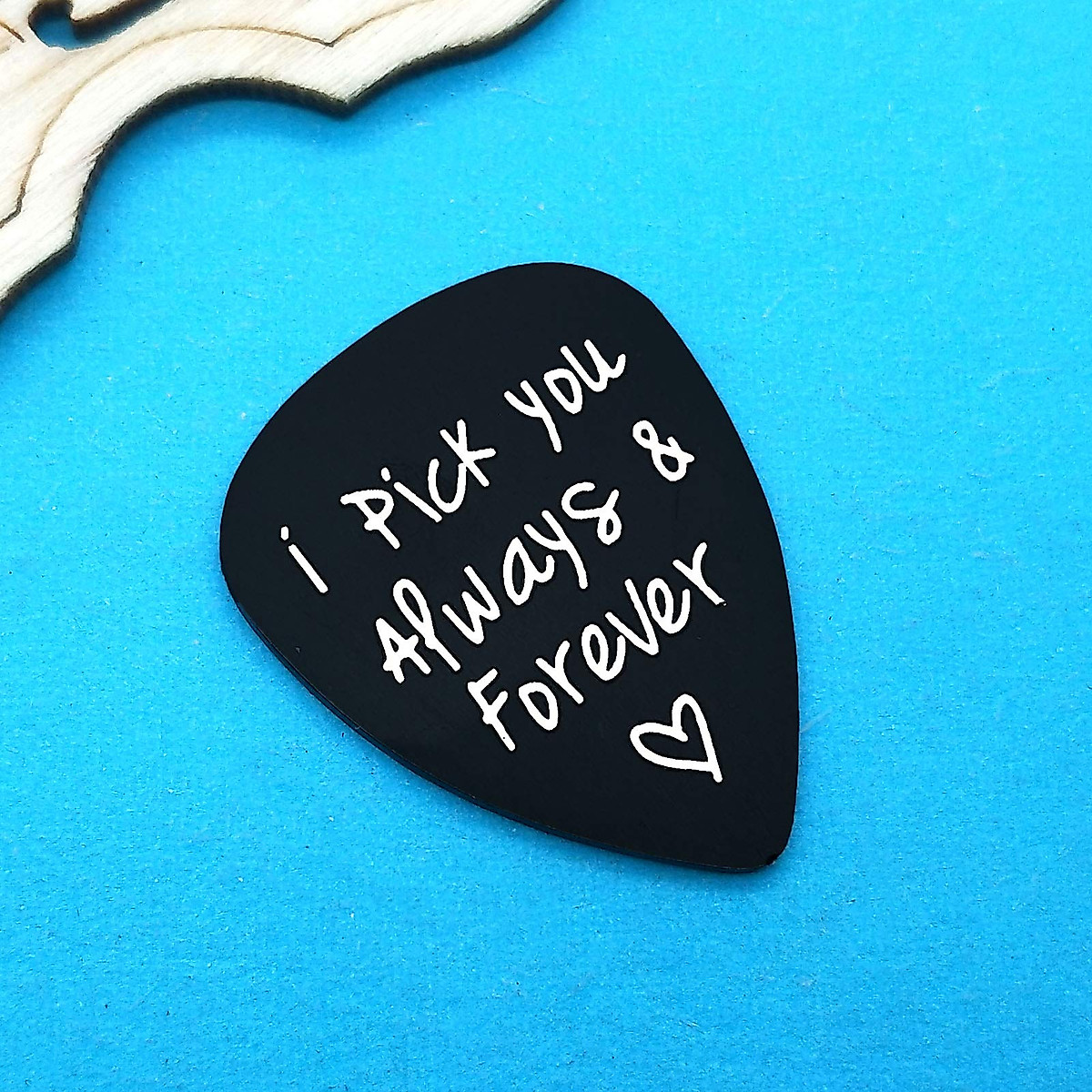 Anniversary Guitar Pick Gifts for Boyfriend Husband I Pick You Guitar Pick for Him Fiance Fathers Day Gift Christmas Birthday Gifts Valentines Day Gifts for Men