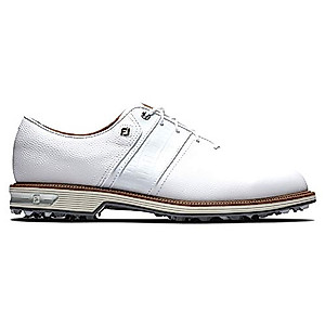 FootJoy Men's Premiere Series-Packard Golf Shoe, White/White, 9.5