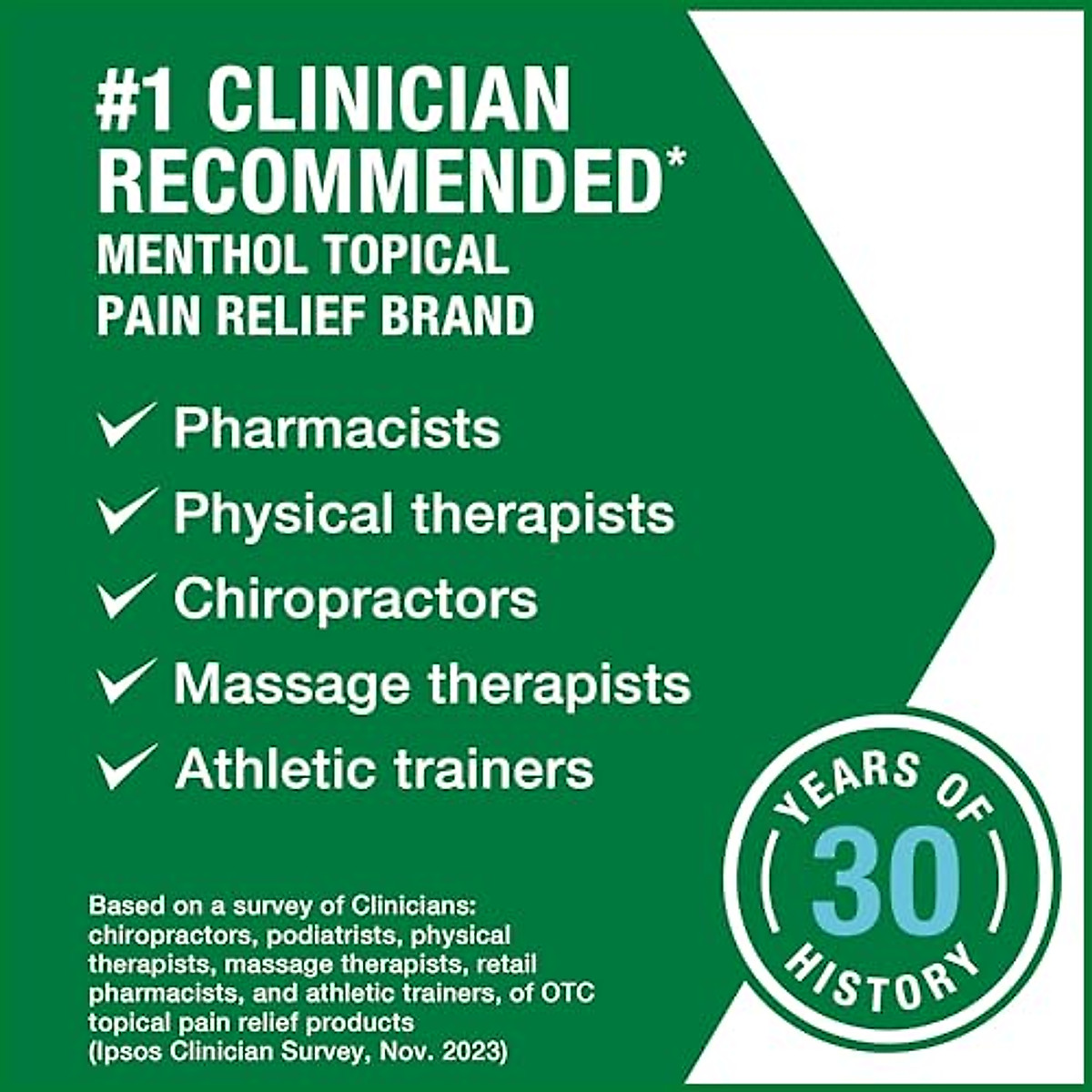 Biofreeze Pain Relief Patches, Arthritis Pain Reliver, Knee & Lower Back Pain Relief Patch, Sore Muscle Relief, Neck Pain Relief, FSA Eligible, 3 Pack (5 Biofreeze Menthol Patches)