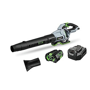 EGO Power+ LB6503 650CFM 56-Volt Lithium-ion Cordless Handheld Blower with 4.0Ah Battery and Charger Included, Black