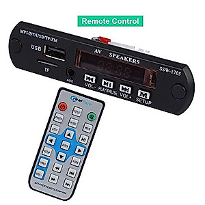 Yoidesu 1280 * 720 HD MP5 Player SSD Stereo Sound Bluetooth MP5 Player with FM/AUX Input/Remote Control for Speaker, HD TV, LCD, Set-top Box, HDMI, Projector, etc