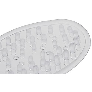 iDesign Plastic Soap Dish, Soap Saver, and Kitchen Sponge Holder - Set of 3, 0.75” x 3.25” x 4.75”, Clear