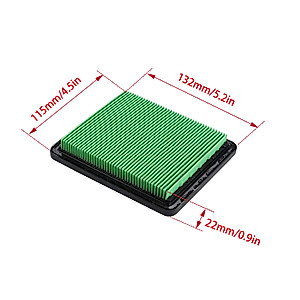 Quaprodur 17211-ZL8-023 Air Filter Kit Replacement for Honda GCV160 GCV135 GCV190 GC135 GC160 GC190 GX100 GCV160A GCV160LA GCV190A GCV190LA Engine HRC216 HRR216 HRR2169VKA HRX217 Lawn Mower