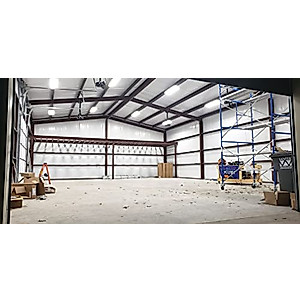 PrimeLights LED HighBay W/Protective Steel Wire Guard Mesh Cover Shatter Proof Shop Warehouse Light Fixture 17,100 Lumens