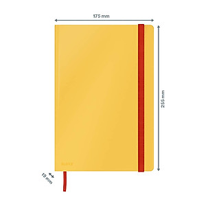 Leitz Notebook Cosy HC, Size L, Squared, Warm Yellow