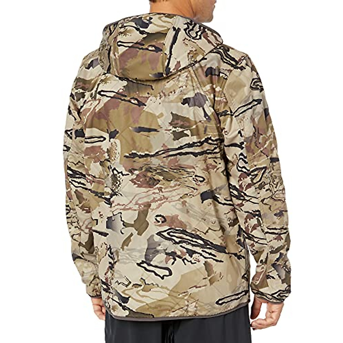 Under Armour mens Brow Tine ColdGear Infrared Jacket, Ua Barren Camo (999)/Black, Large