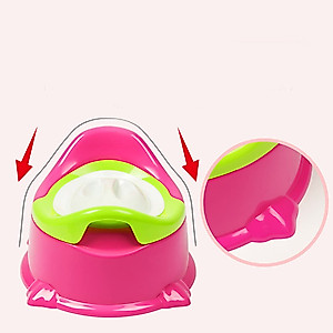 VOSAREA Potty Training Boys Kids Toilet Training Travel Toilet Kids for Toddlers Baby Portable Camping Car Emergency Pink Toddler Potty Chair
