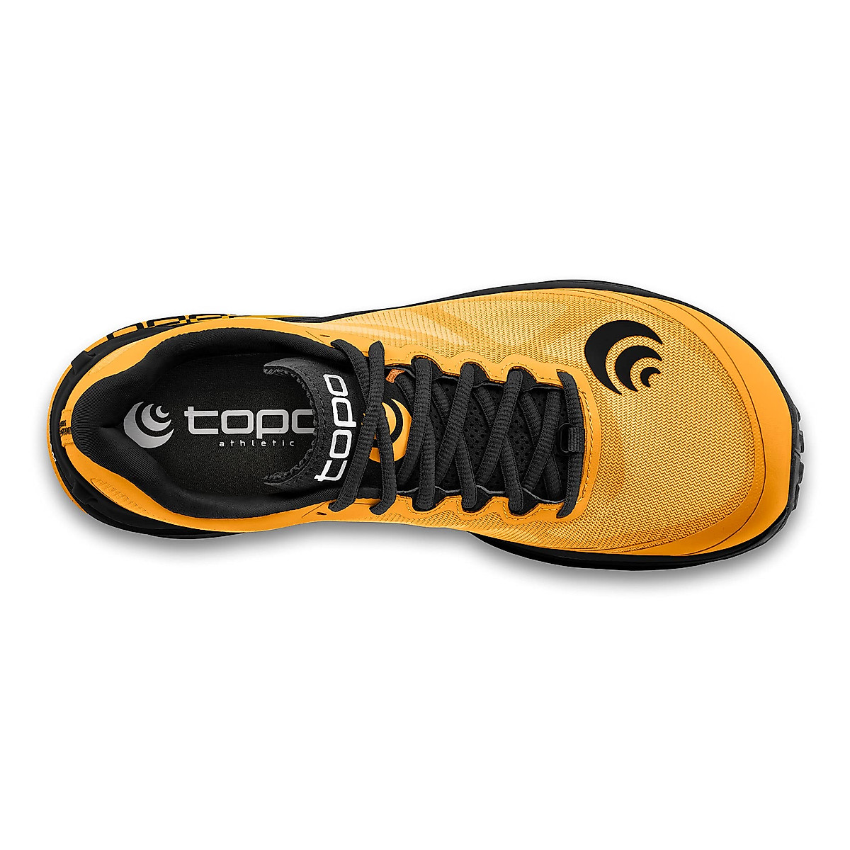 Topo Athletic Men's MTN Racer 2 Comfortable Lightweight 5MM Drop Trail Running Shoes, Athletic Shoes for Trail Running, Mango/Black, Size 12