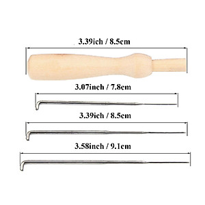 30 Pcs Needle Felting Kit, Wool Felting Needles Tool, Needle Felting Supplies, Wool Felting Supplies Needle Felting Tool, 3 Sizes Felting Needles 3.58/3.39/3.07 inch