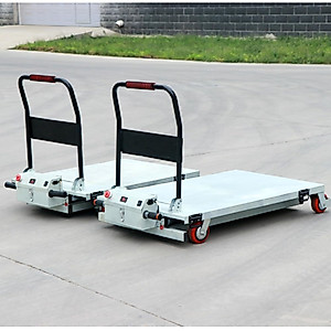 ZGSDTF On-Board Electric Hydraulic Lift Trolley, Folding Trolley, Material Elevator, Himurek Car，Suitable for Transporting and Loading Materials onto Trucks with Trucks（Truck Applicable ）