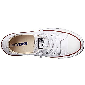 Converse Women's Shoreline Slip on Sneaker, Optical White, 8.5
